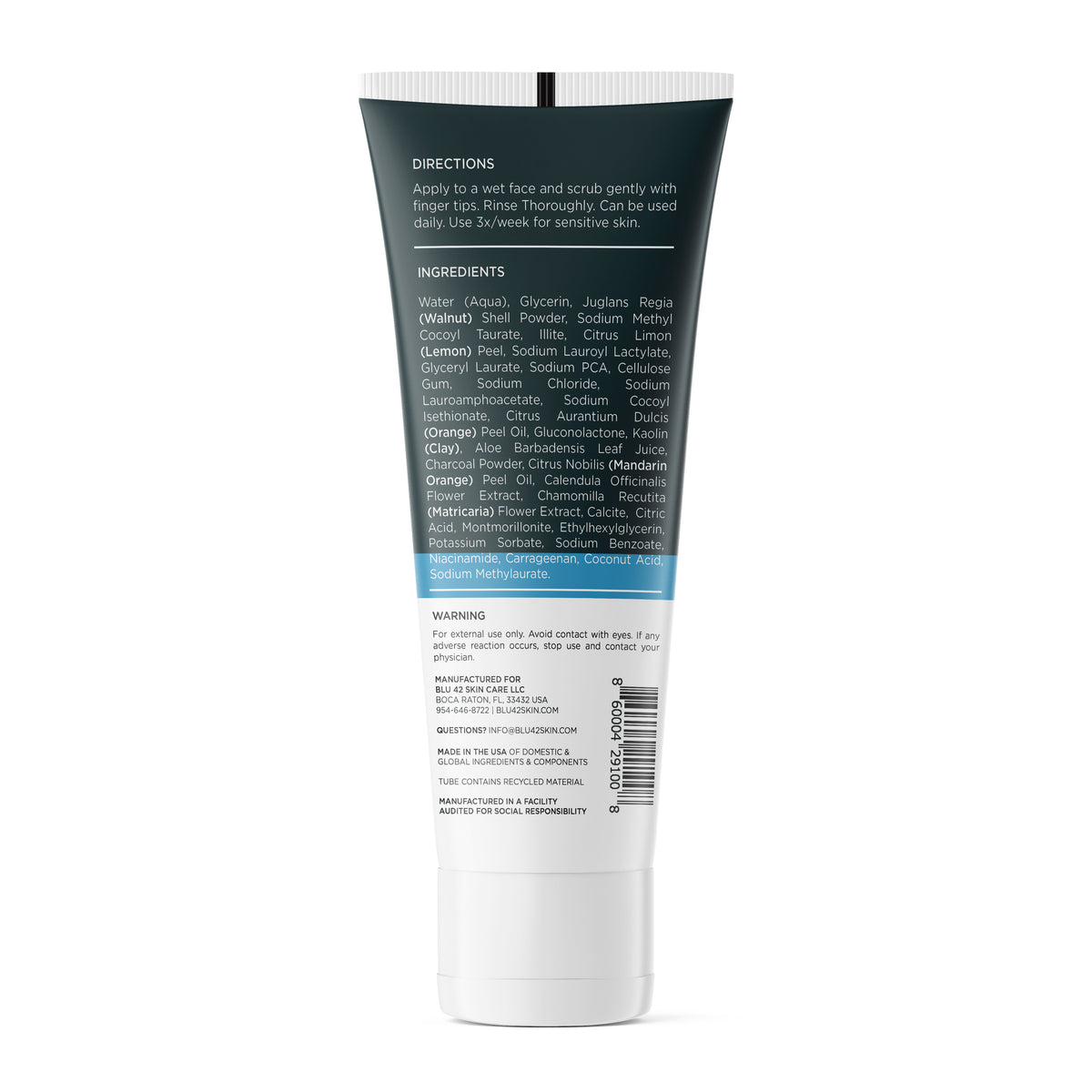 Best Face Scrub For Men - Revitalizing Face Scrub For Eyes – Blu42 Men ...